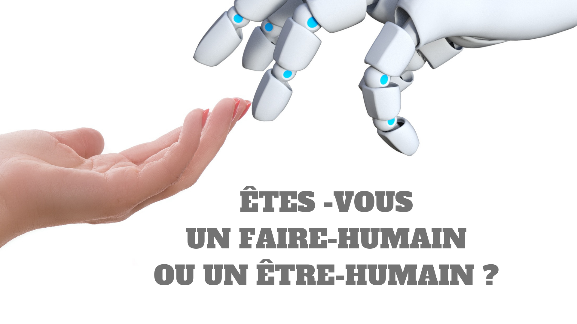 Conférence Taklit Hammouche - Etes Vous Un Faire Humain Ou Un Etre Humain?